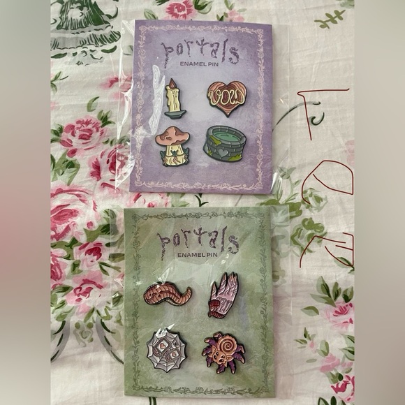 Accessories | Portal Pins Full Set Together | Poshmark